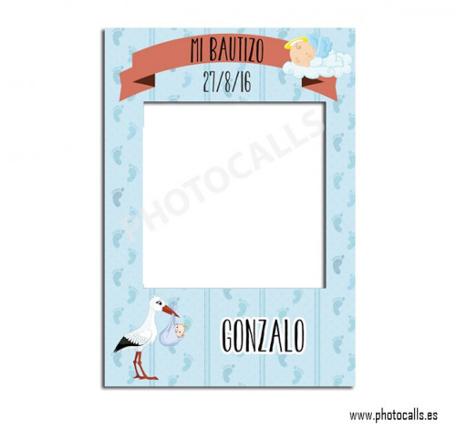 Marco Bautizo Diseño 7, Personalizable 100% para ti