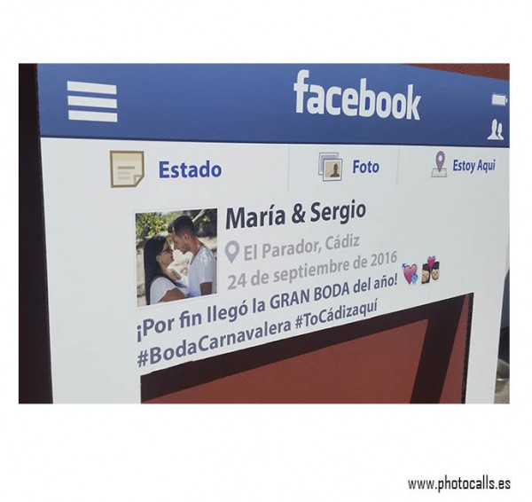 Marco Facebook, Personalizable 100% para ti