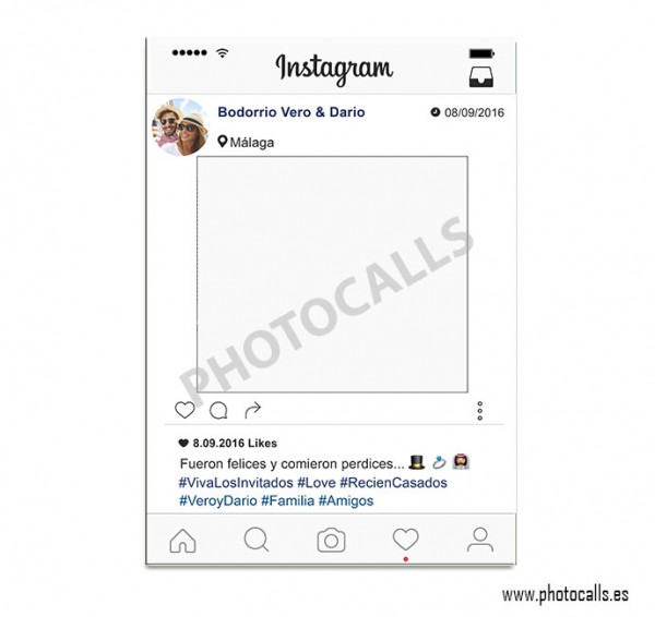 Marco Instagram, Personalizable 100% para ti