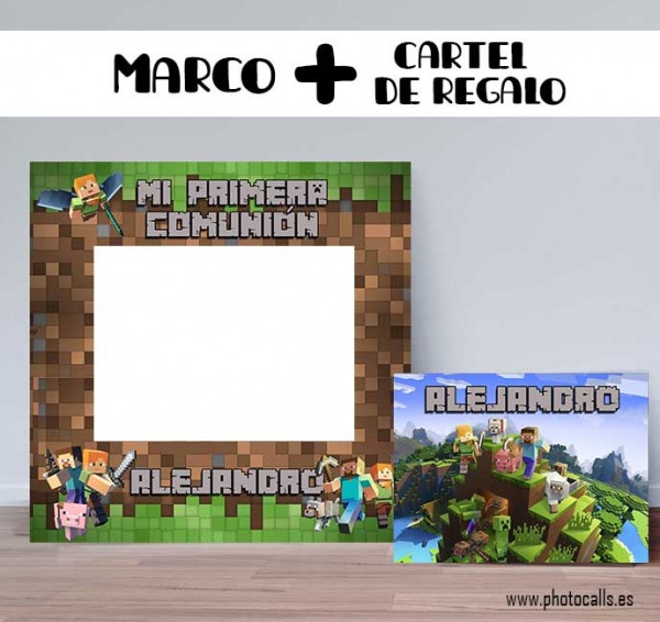 Marco Minecraft, comprar Marco Photocall Marco Minecraft